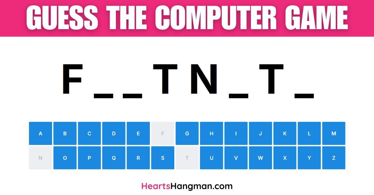 Guess the Computer Game - heartshangman.com
